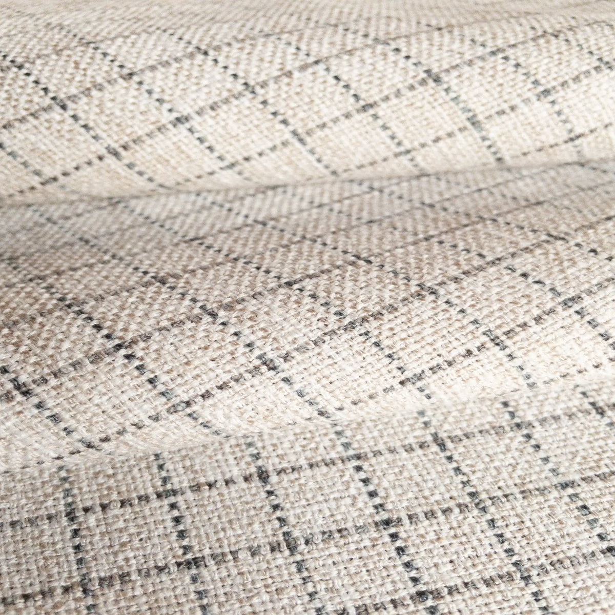 Eloise Plaid Fabric, Birch – HomeStyle Fabrics