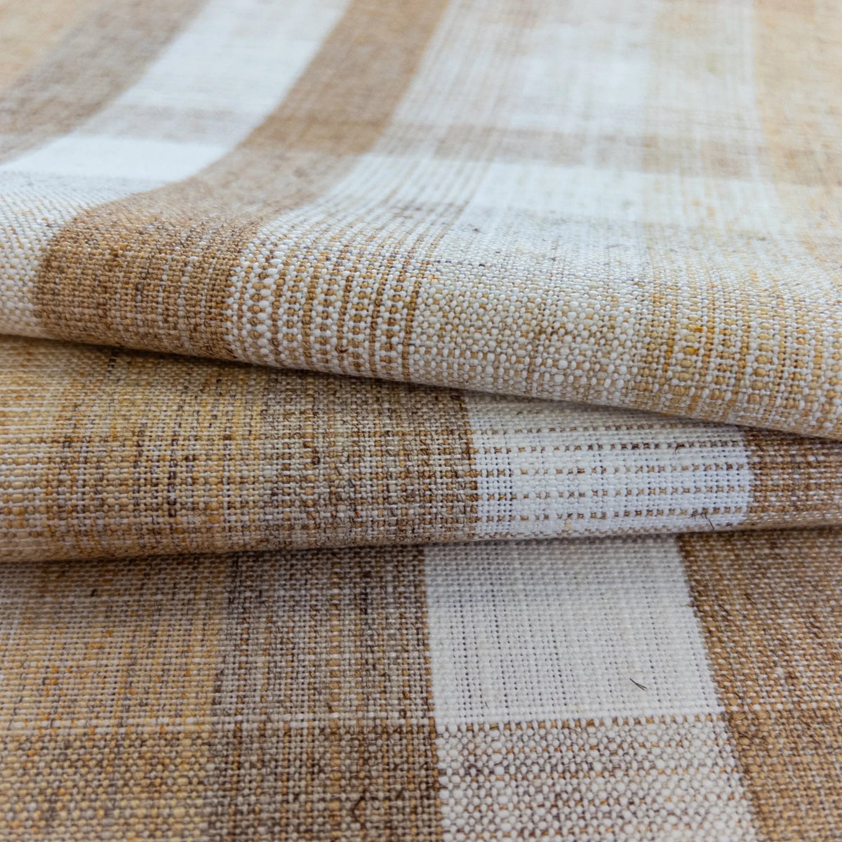 Jasper Plaid Fabric, Caramel – HomeStyle Fabrics